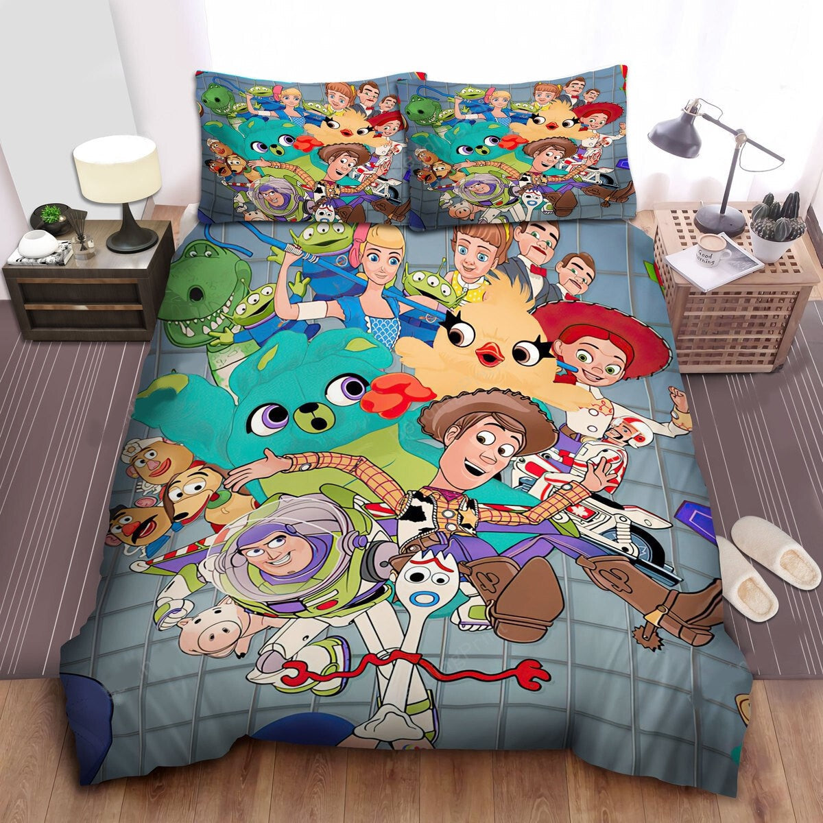Toy Story Bedding Set DN Toy Story 4 Poster Artwork Duvet Covers Color ...