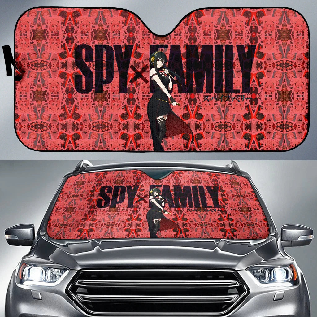 SpyxFamily Car Sun Shade Yor Forger SpyxFamily Character Pattern Winsh ...
