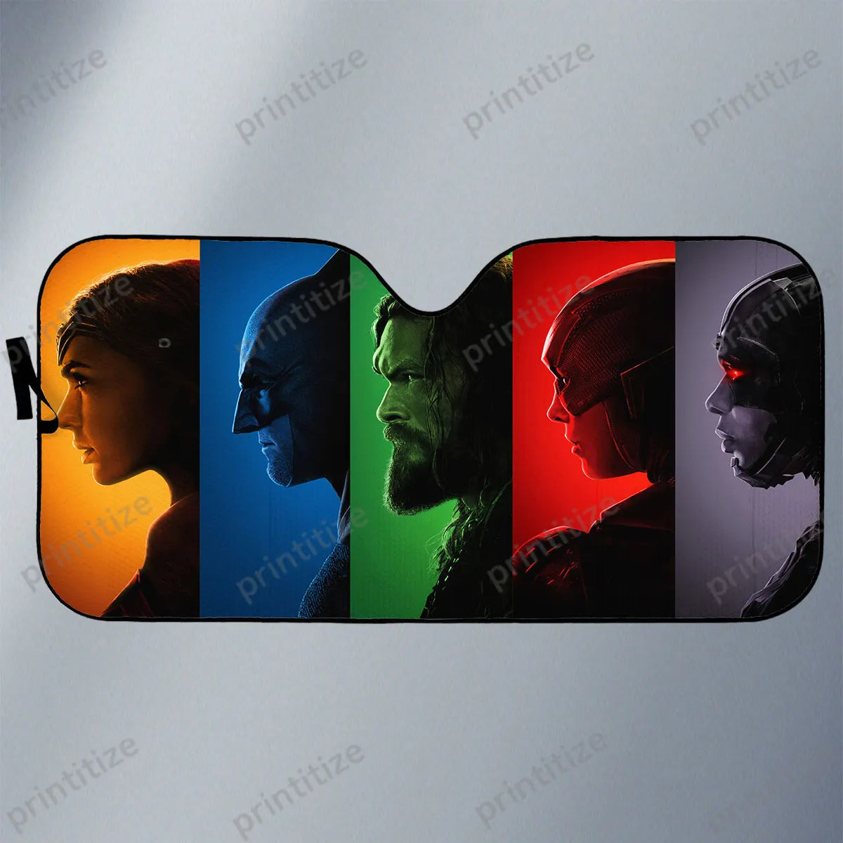 DC Car Sun Shade Original Justice League Graphic Winshield Sun Shade C ...