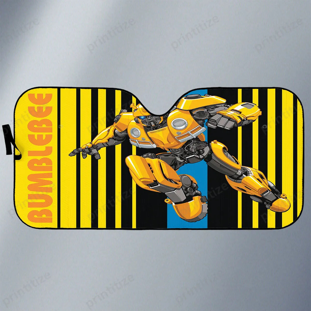 Transformer Car Sun Shade Transformers Bumblebee Stripes Pattern Winsh ...