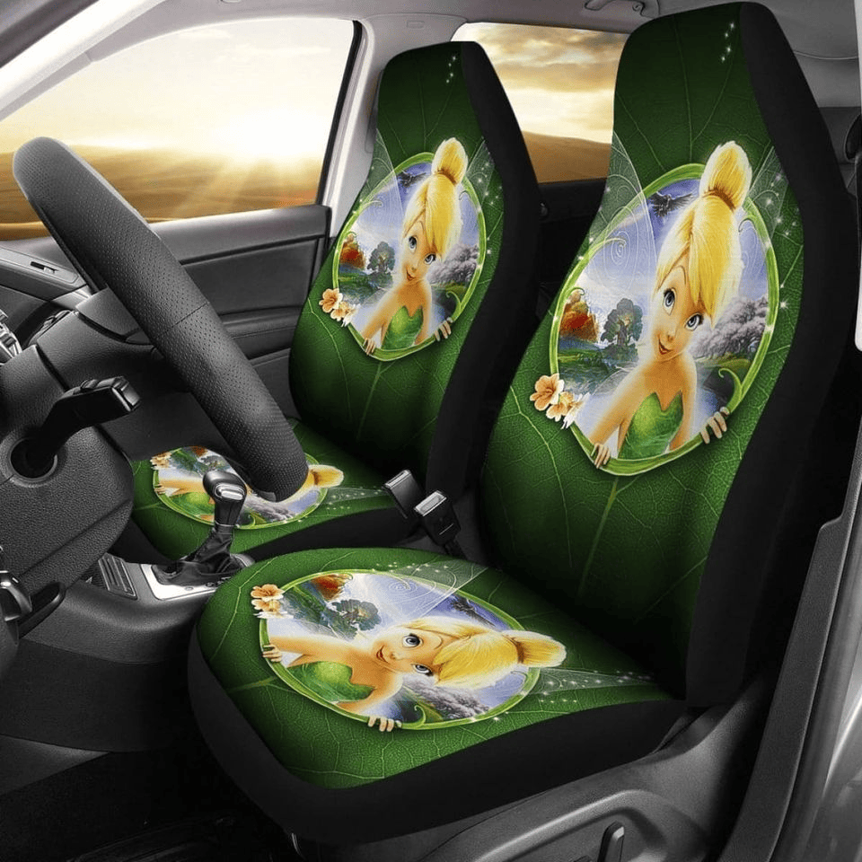 Tinker Bell Car Seat Covers Tinker Bell Tears The Leaf Seat Covers Gre ...