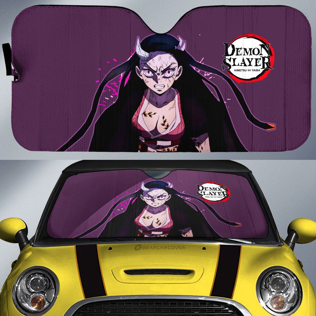 Anime Sexy Girl Nezuko Car Sunshade Custom Demon Slayer Anime – Unifinz