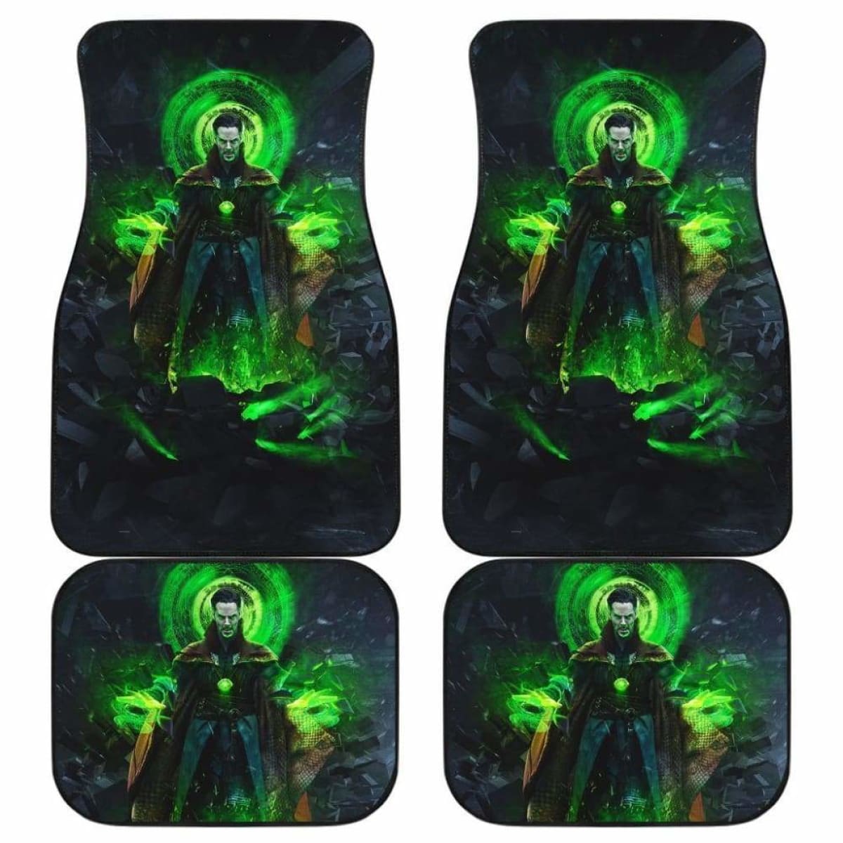 MV Car Floor Mats MV Cool Doctor Strange Fighting Mode Graphic Car Mat ...