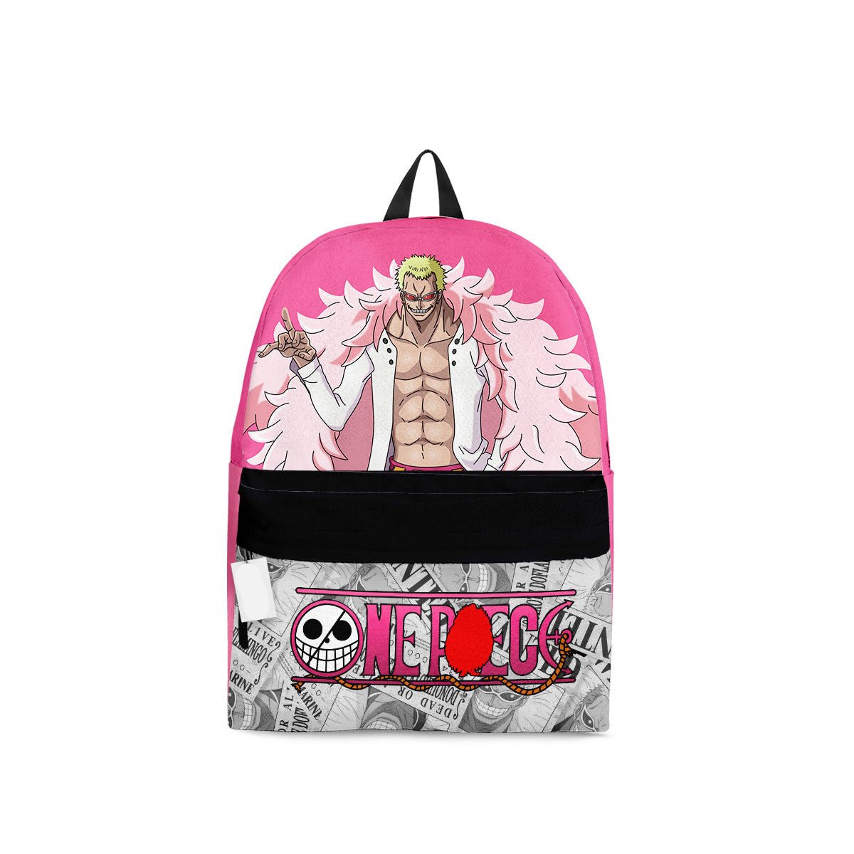 One Piece Backpack One Piece Donquixote Doflamingo Symbol Manga Patter ...