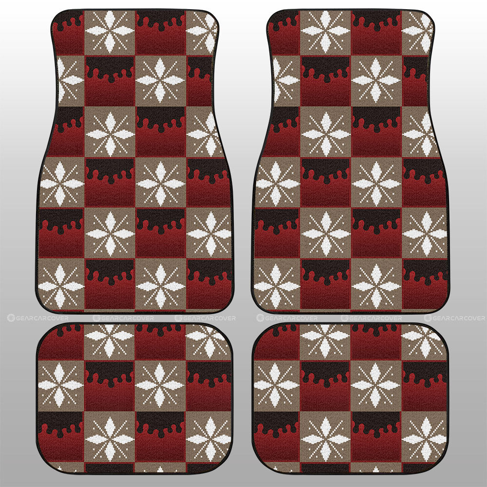 Demon Slayer Car Mats Douma Pattern Car Floor Mats Demon Slayer Car Fl ...