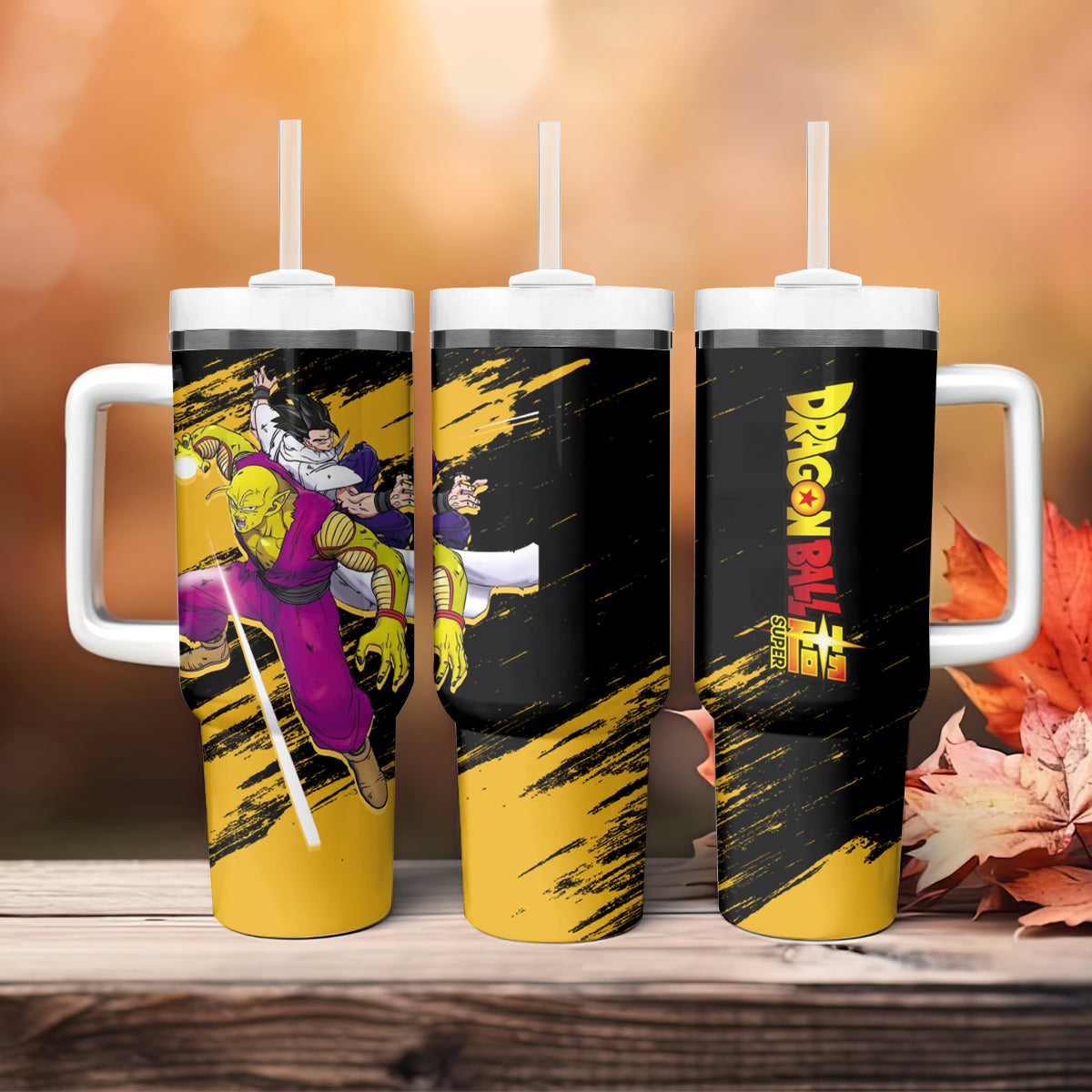 Dragon Ball 40 Oz Tumbler Gohan And Piccolo Side By Side Tumbler 40 Oz ...