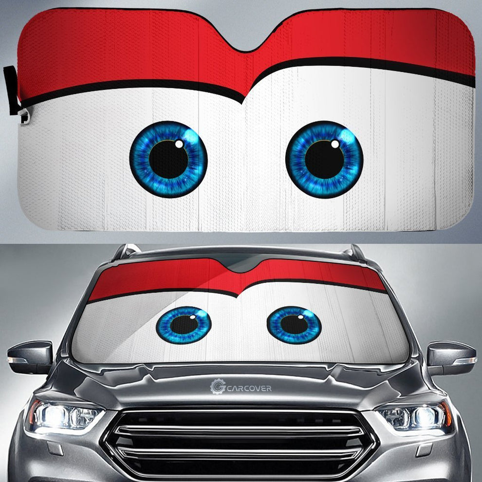 Lightning McQueen Car Eyes Sun Shade Custom Red Car Accessories – Unifinz