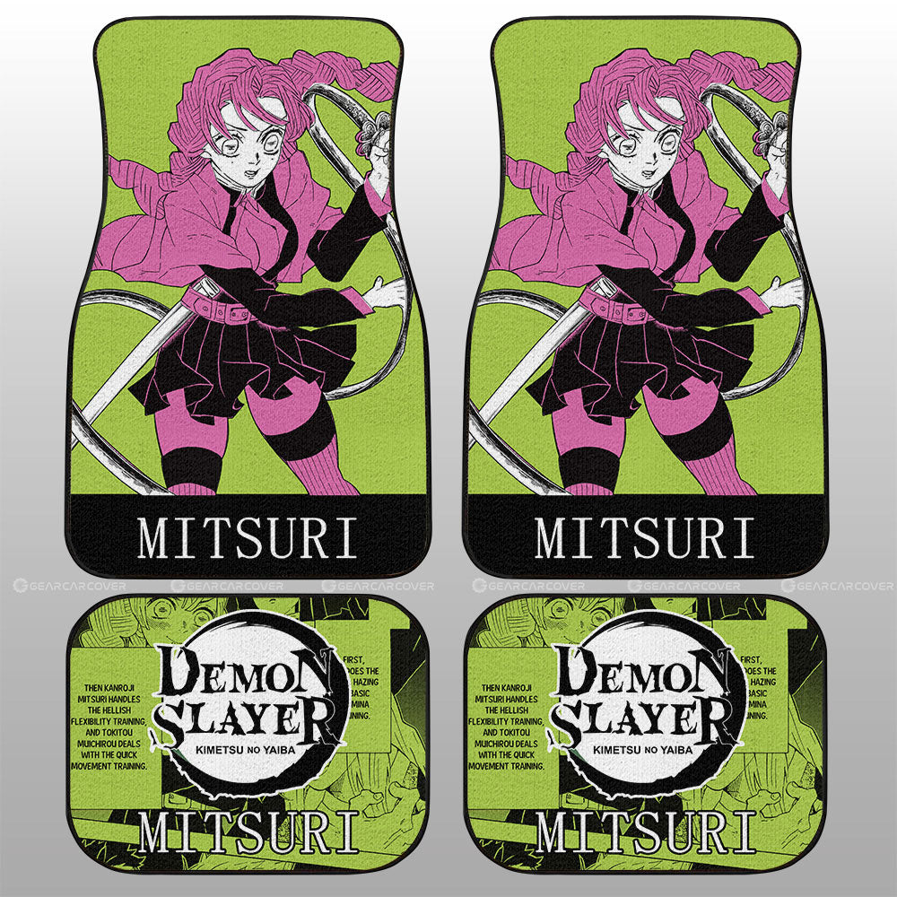 Demon Slayer Car Mats Mitsuri Kanroj Car Floor Mats Demon Slayer Car F ...