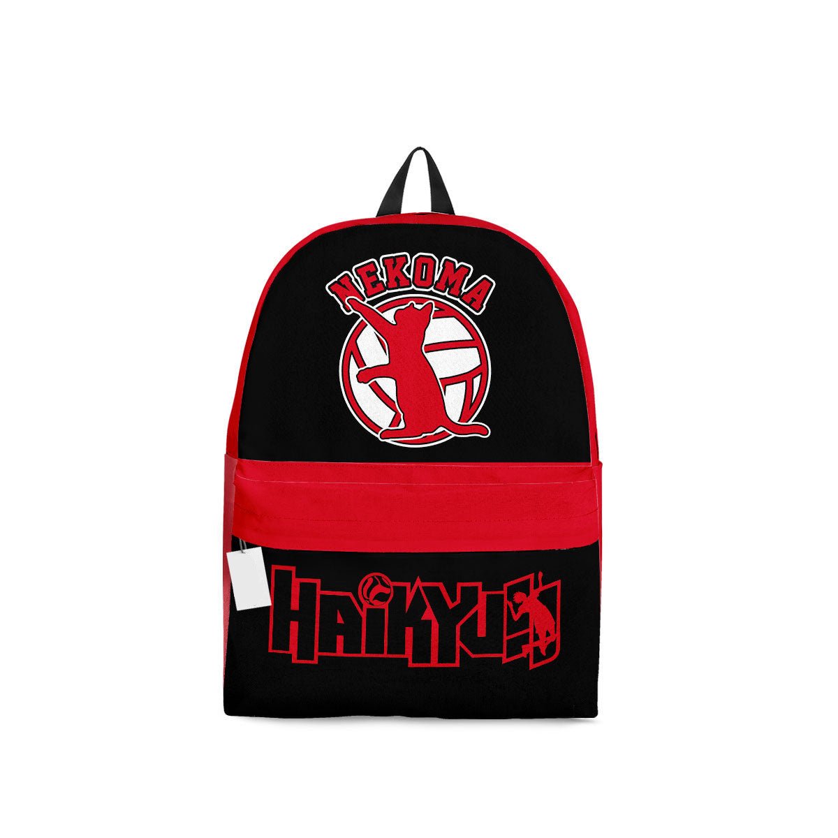 Haikyuu Backpack Haikyuu Nekoma Team Symbol Backpacks Red Black – Unifinz