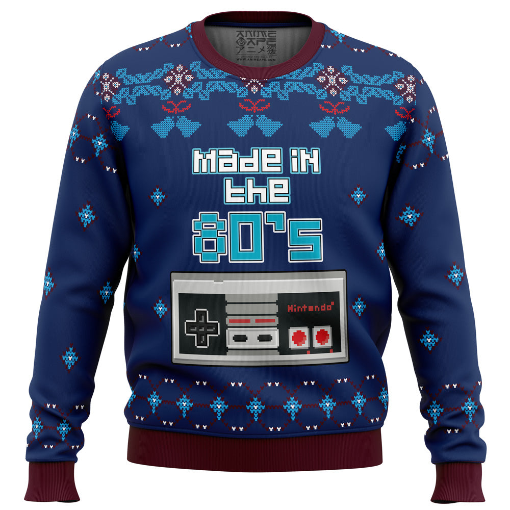 Nintendo made in the 80s Ugly Christmas Sweater – Unifinz