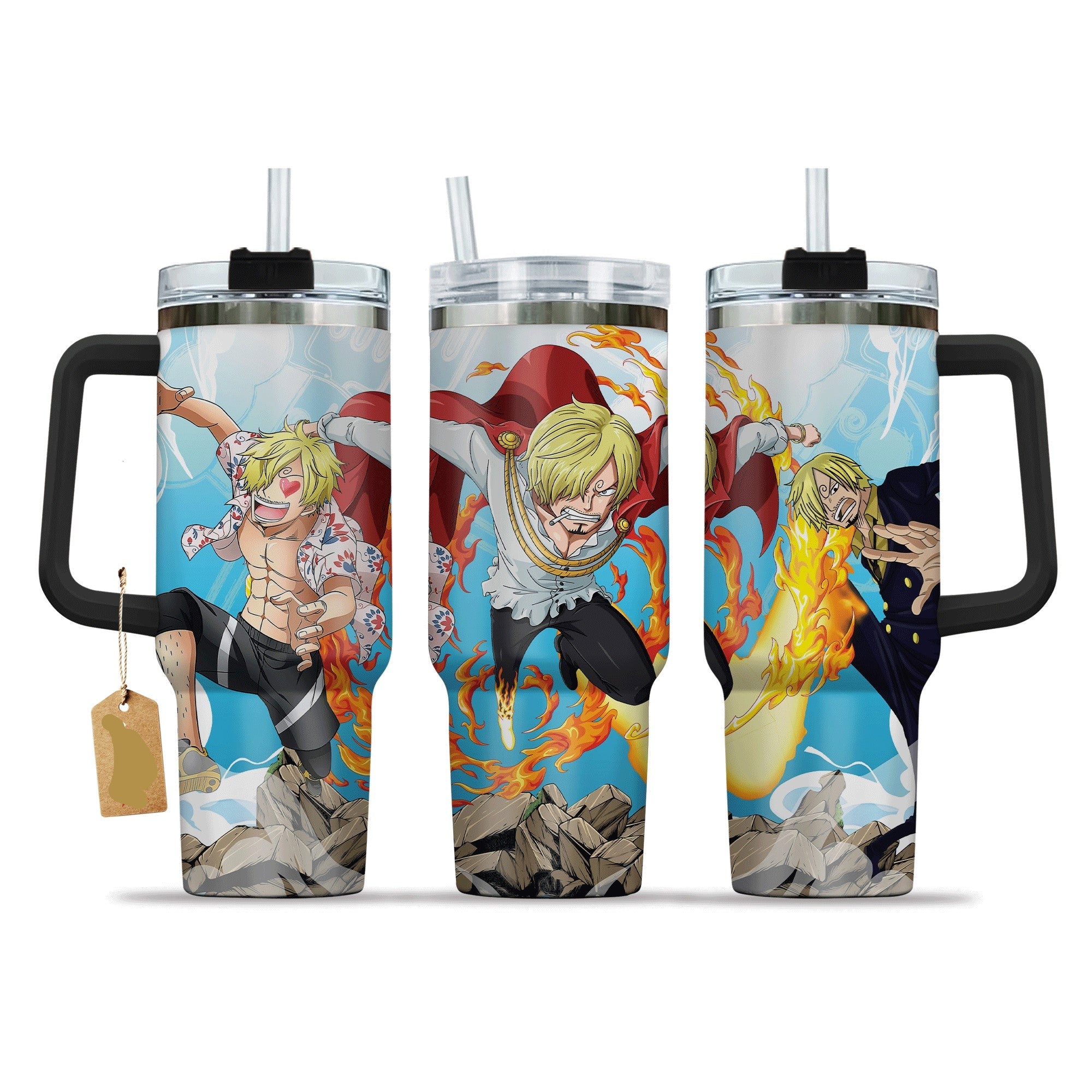 One Piece 40 Oz Tumbler One Piece Character Sanji Graphic Tumbler 40 O ...