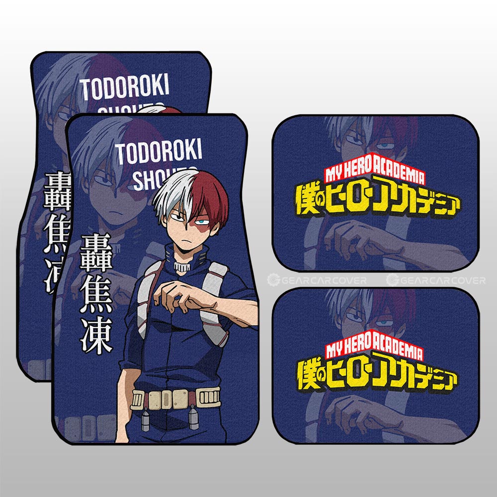 My Hero Academia Car Mats Todoroki Shouto Car Floor Mats – Unifinz