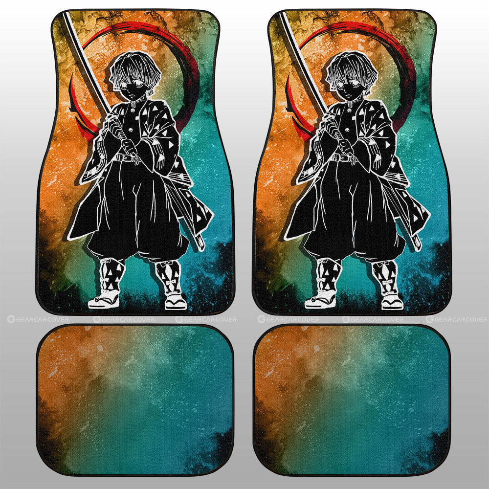 Demon Slayer Car Mats Zenitsu Agatsuma Car Floor Mats Demon Slayer Car ...