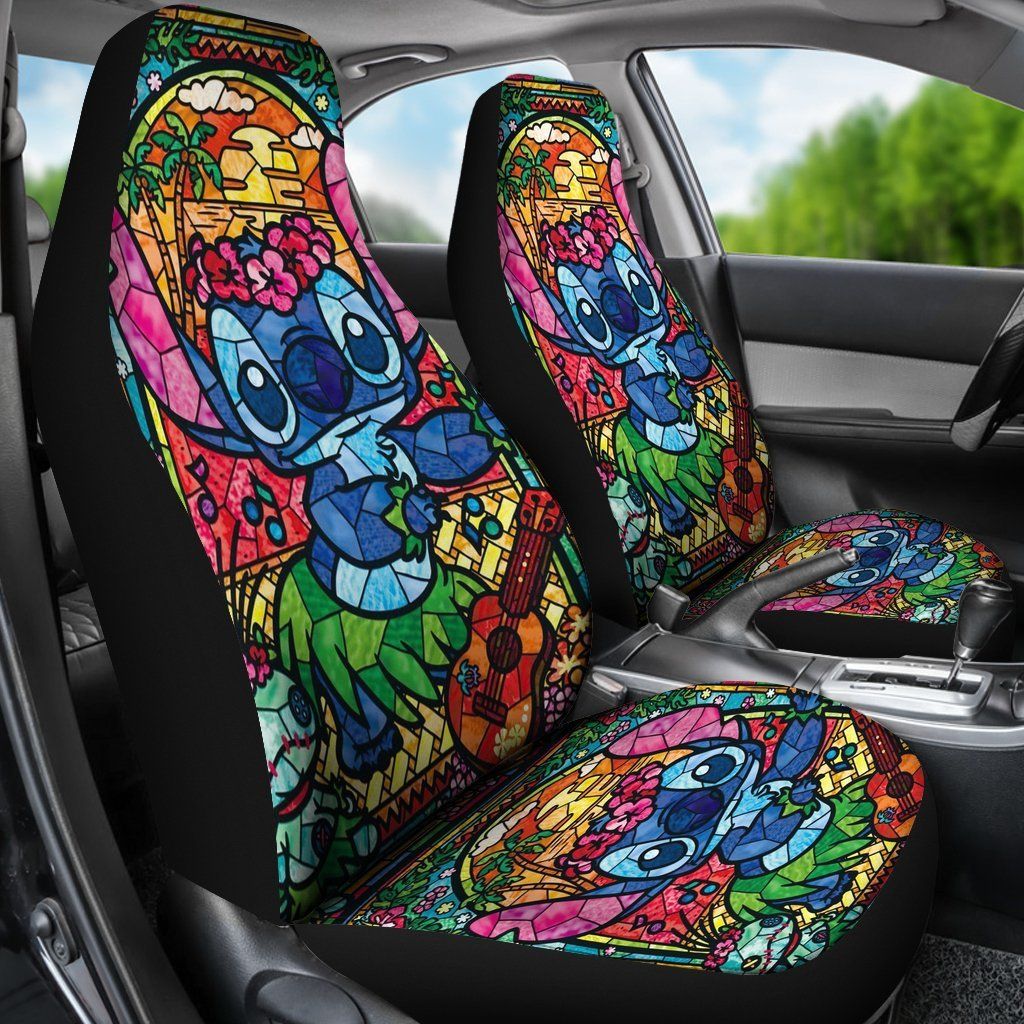 Stitch Car Seat Covers Stitch Stained Glass Seat Covers – Unifinz