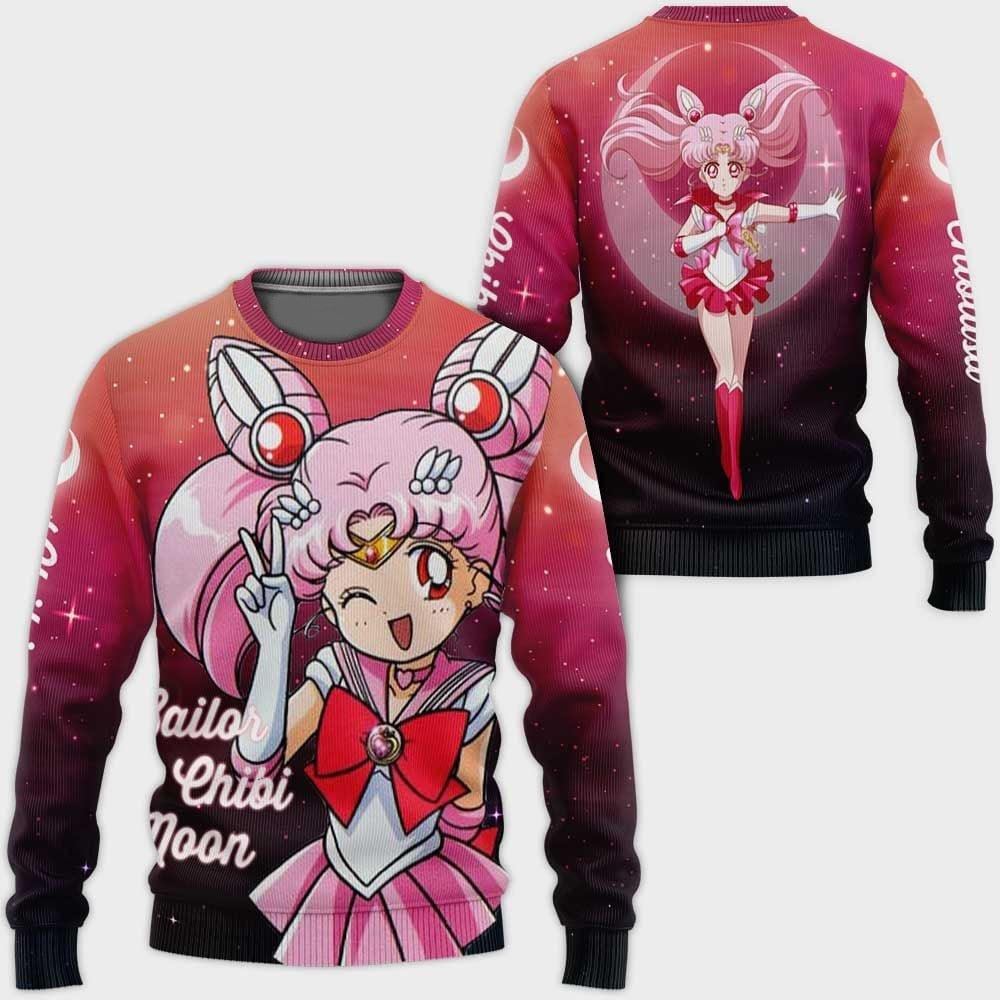 Sailor Moon Sweatshirt Chibiusa Sailor Chibi Moon Sweatshirt Pink Unis ...
