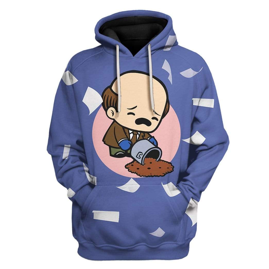 The Office Hoodie Chibi Kevin And The Chillies T-shirt Blue Unisex ...