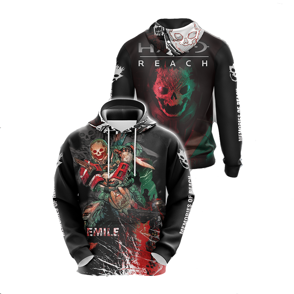 Halo Hoodie Halo Emile Memories Of Reach Hoodie Black Unisex – Unifinz