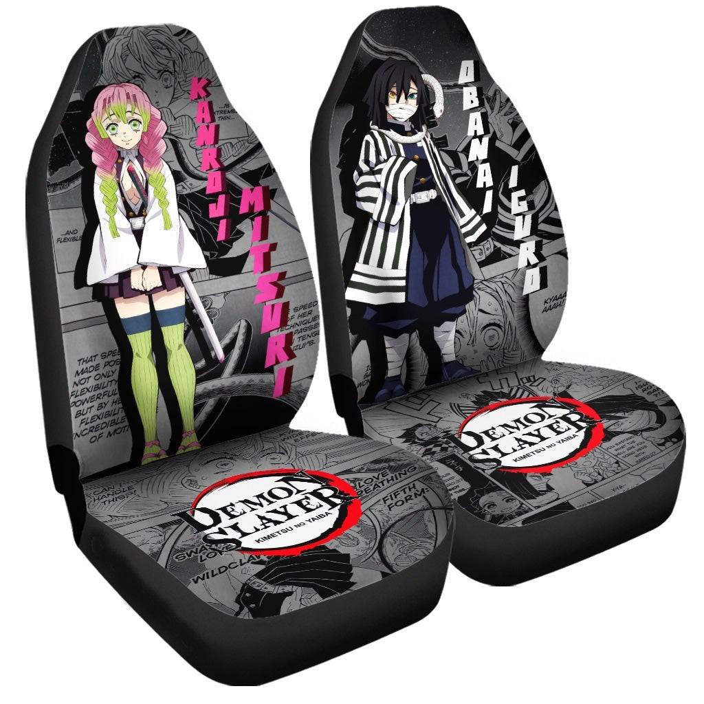Demon Slayer Car Seat Covers Kanroji And Obanai Seat Covers – Unifinz