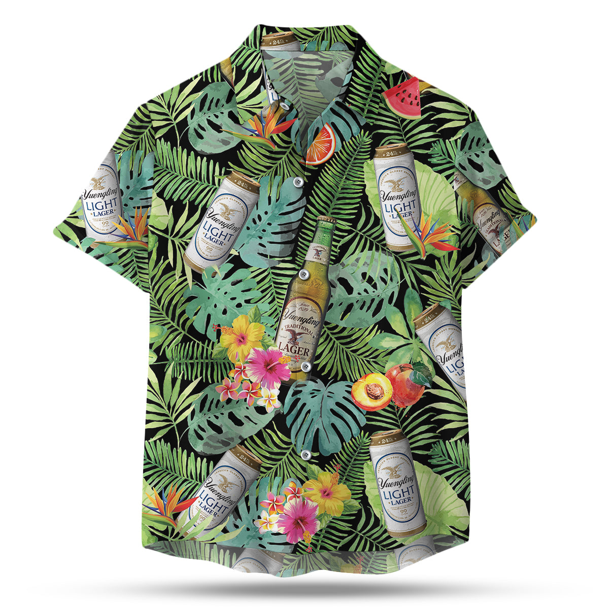 Yuengling Hawaii Shirt Yuengling Light Lager Beer Tropical Aloha Shirt ...