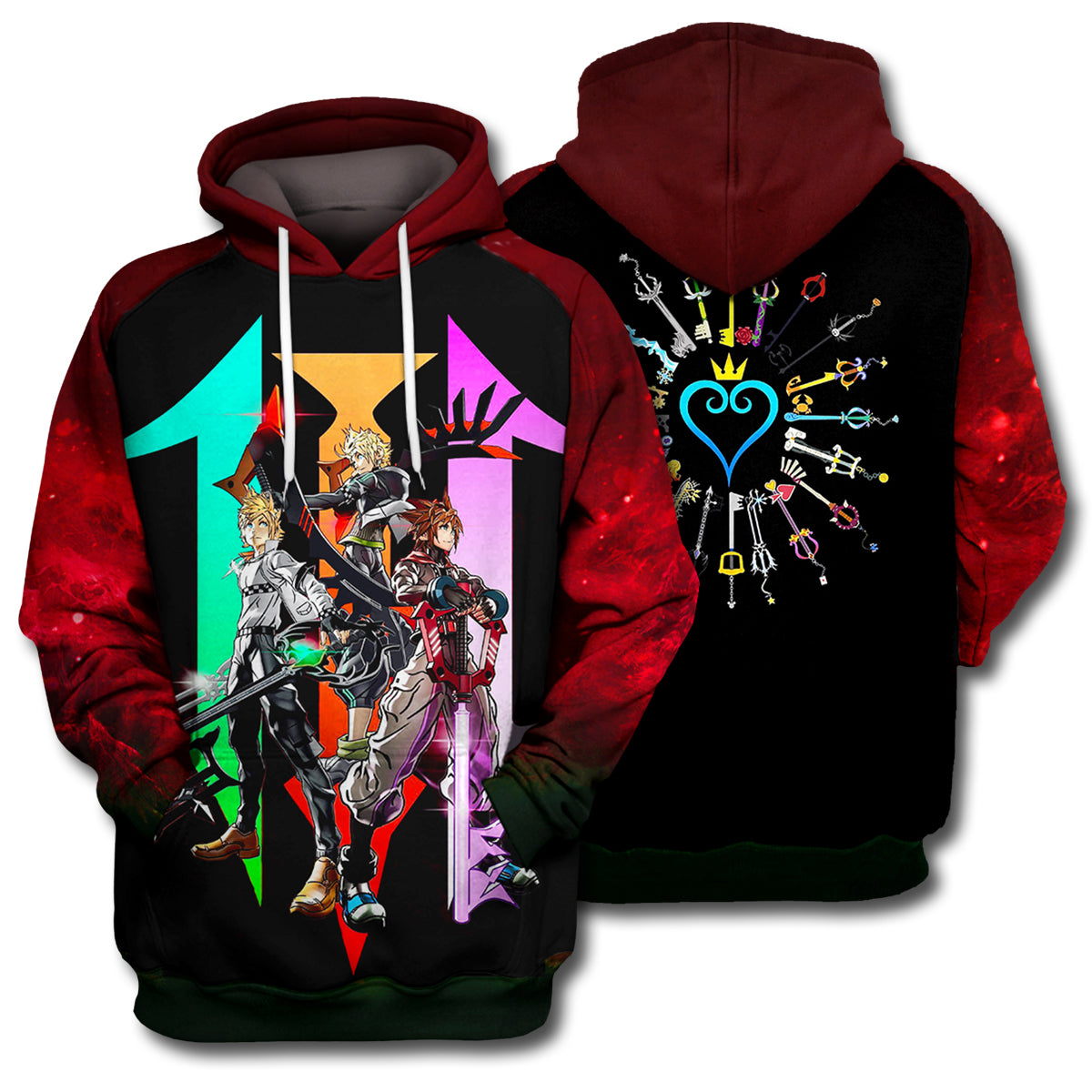 Kingdom Hearts T-shirt Kingdom Hearts T-shirt Kingdom Hearts Hoodie ...